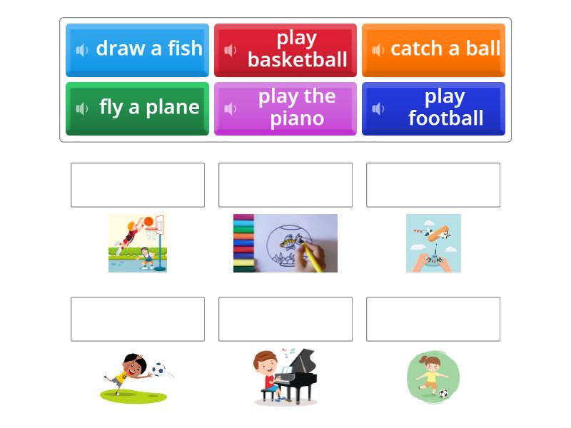 PU SM U7 PB P 74 Vocab Free time activities - Match up
