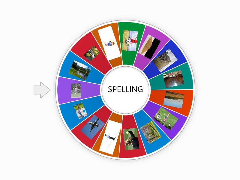 spelling - Spin the wheel