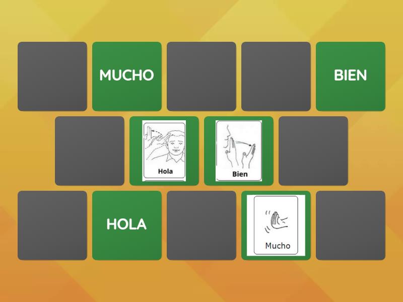 MEMORAMA - Matching pairs