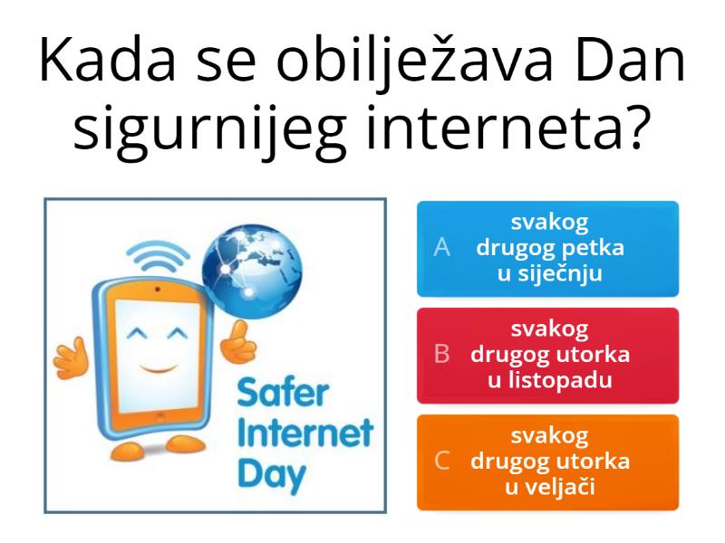 Dan sigurnijeg interneta - Kviz