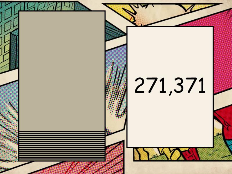 Reading 6-digit numbers - Speaking cards