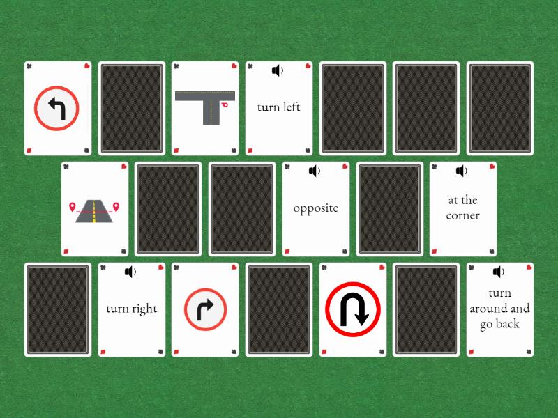 Directions Memory - Matching pairs