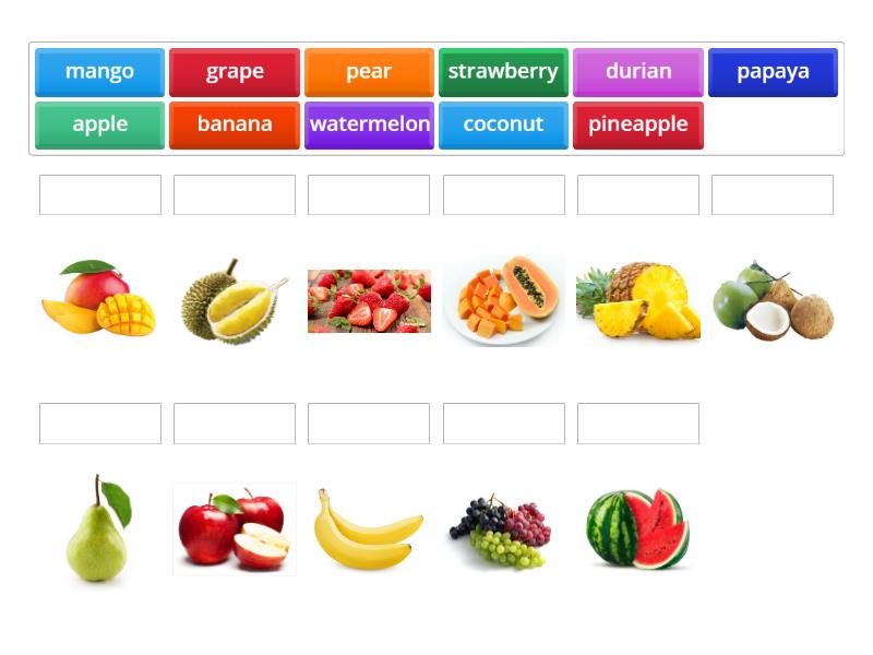 Fruit - Match up