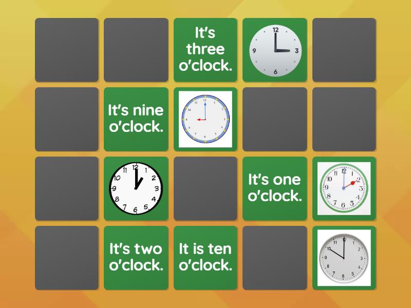 Time Matching - Matching pairs