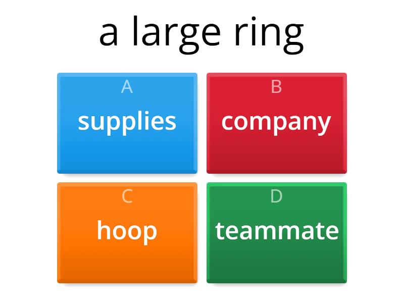 G4 Week 10 Vocabulary - Quiz