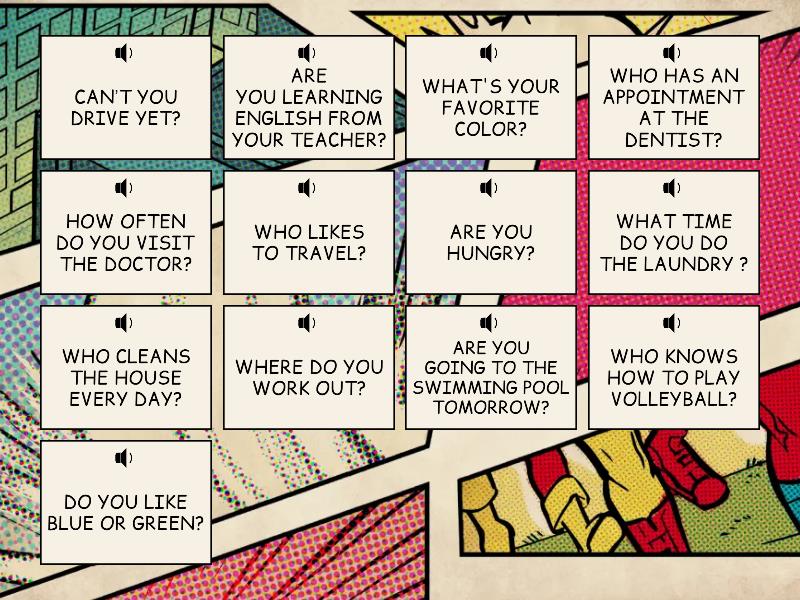 6. PRACTICE - CONVERSATION - Flip tiles