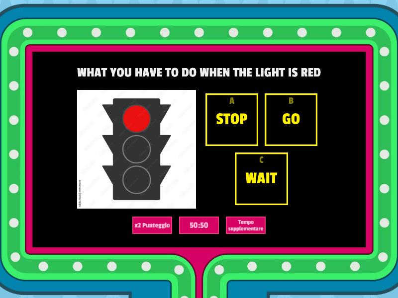 CHOOSE THE RIGHT ANSWER - Gameshow quiz