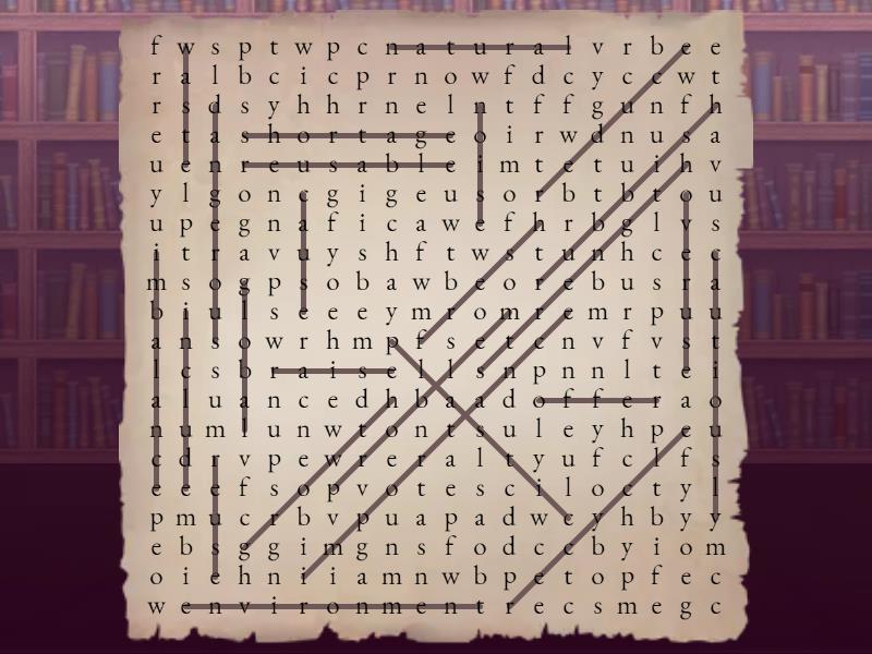 unit 4 - Sopa de letras