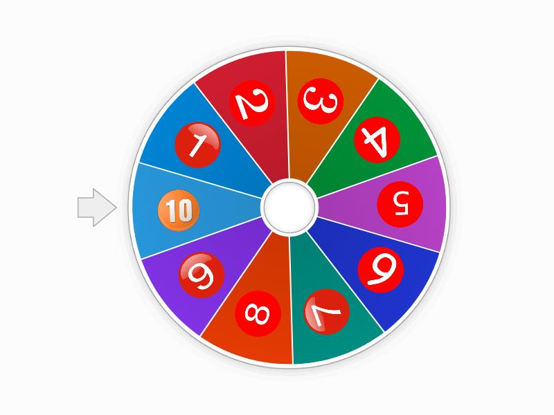 Angka - angka / Numbers - Spin the wheel