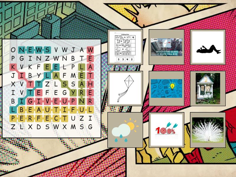 Week 6 Vocabulary - Wordsearch