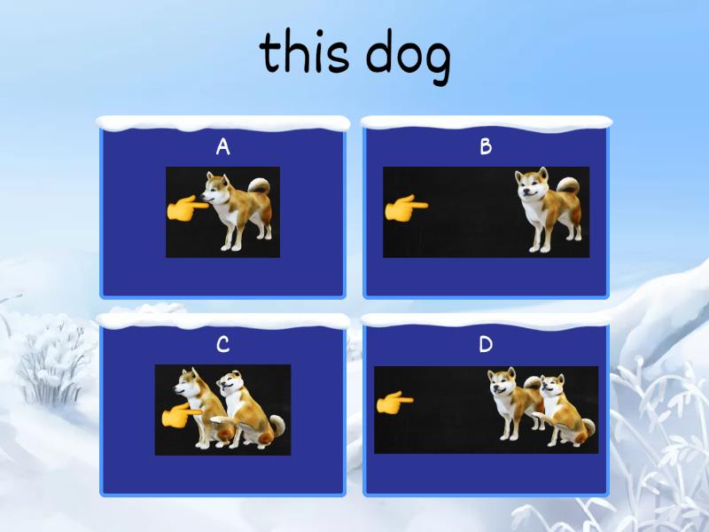 this/that/these/those game - Quiz