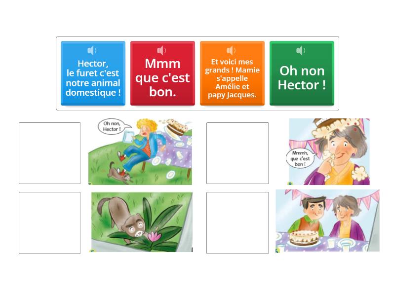 Ma famille - Dialogue Partie 2 - Une las parejas