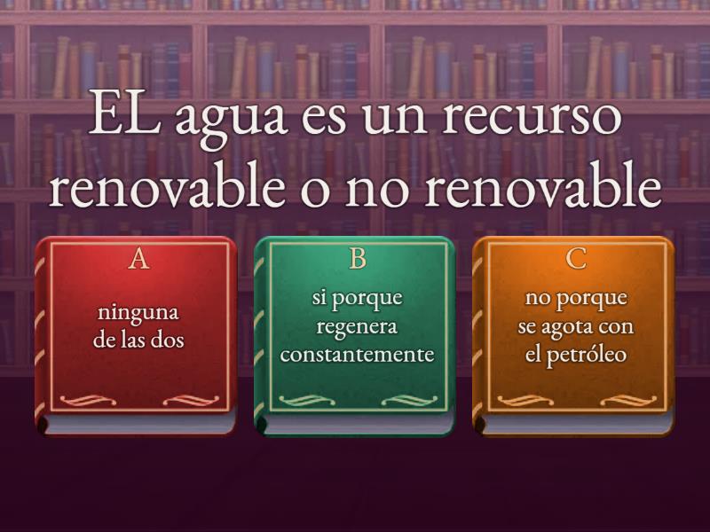 DE ENERGIAS RENOVABLES Y NO RENOVABLES - Cuestionario