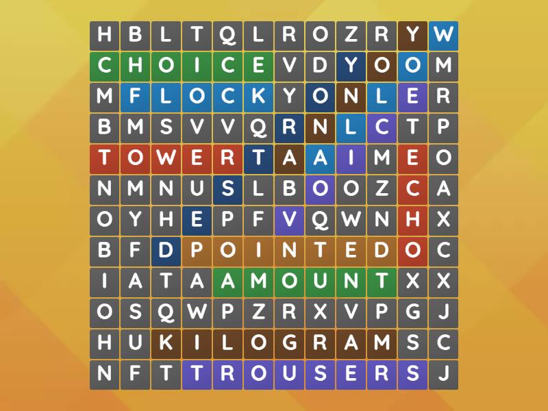 P5 Spelling Revision Wordsearch - Sopa de letras