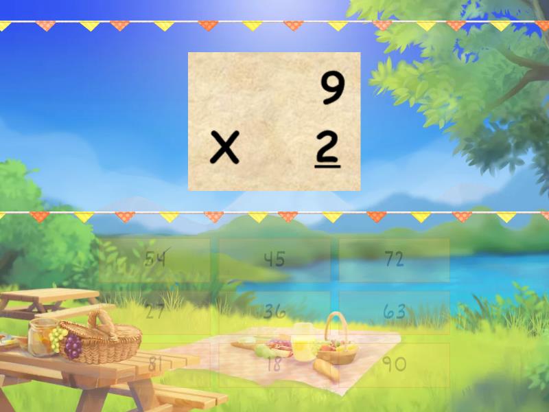 MULTIPLICATION - 9 - Find the match