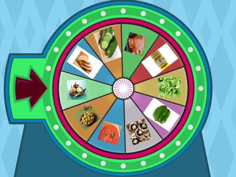 Bingo Food - Spin the wheel