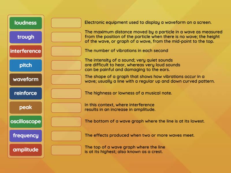 Sound Grade 8 - Match up