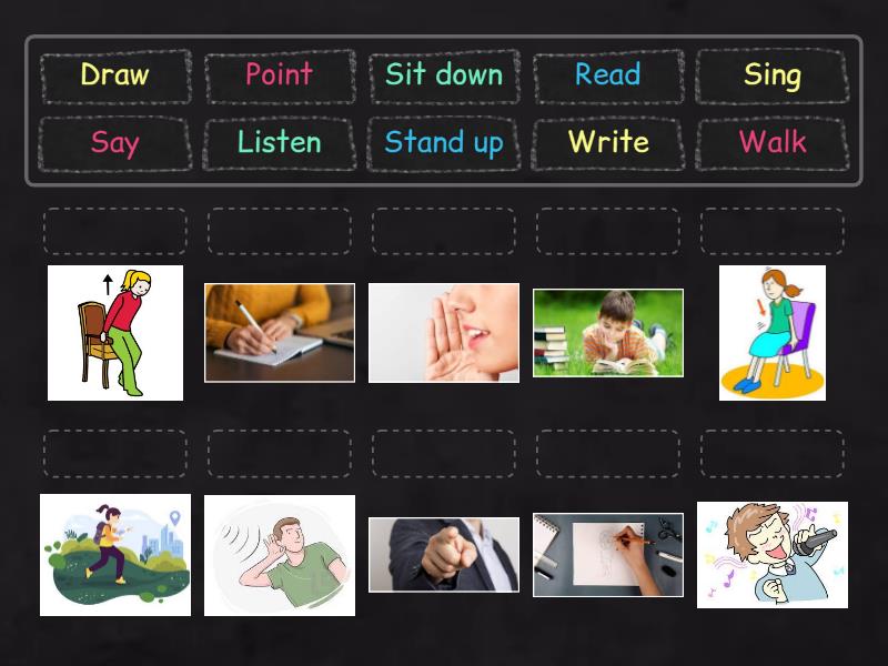Classroom language - Match up