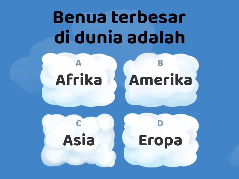 IPAS kelas 6 topik 6 Benua - Kuis