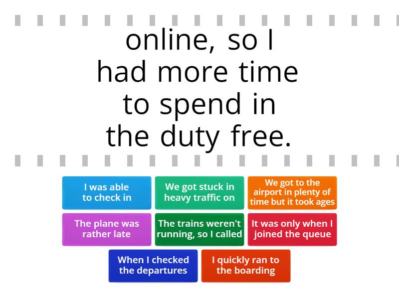 Match the sentence halves. - Find the match