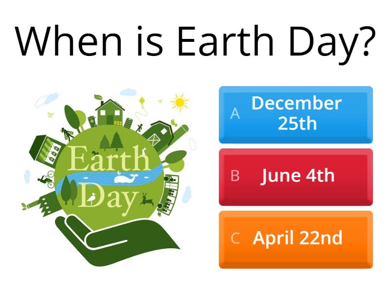 Earth day - Quiz