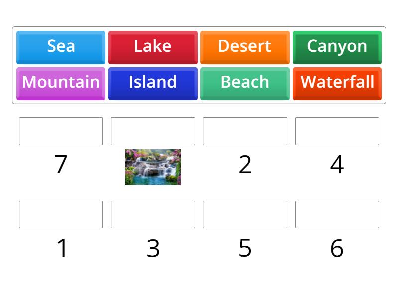 Geographic Features - Match up