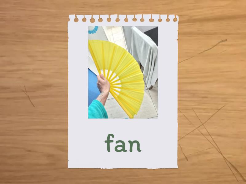 whose objects are these? - Flash cards