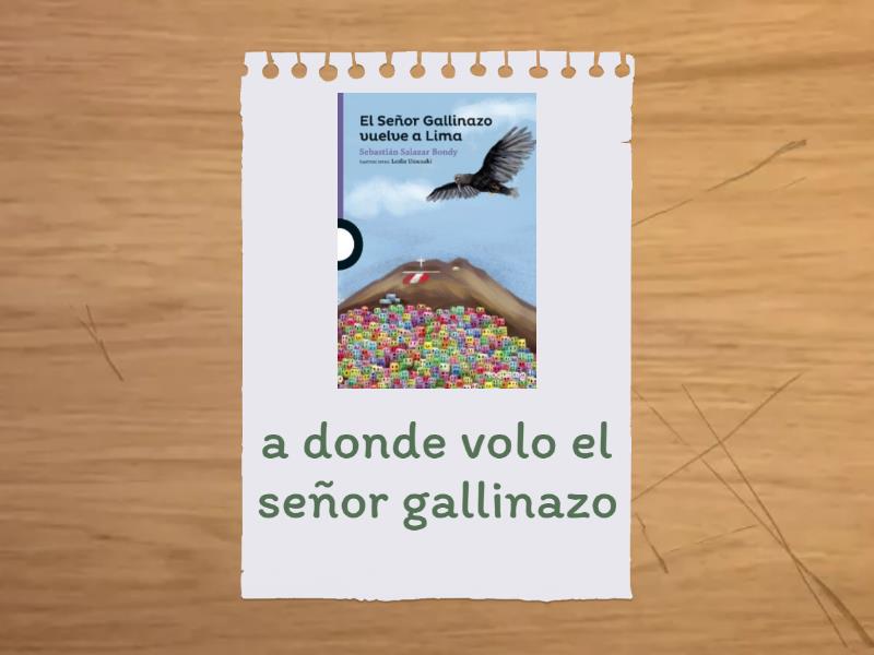 el señor gallinazo parte 1 - Tarjetas flash