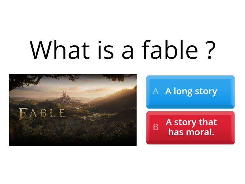 from Fables - Quiz