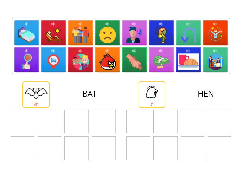 Bat-Hen - Group sort