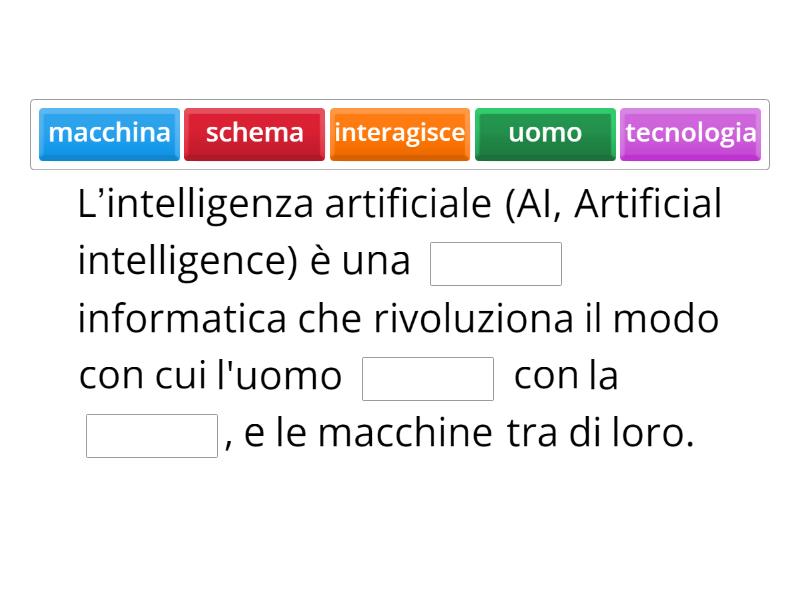 AI - Complete the sentence