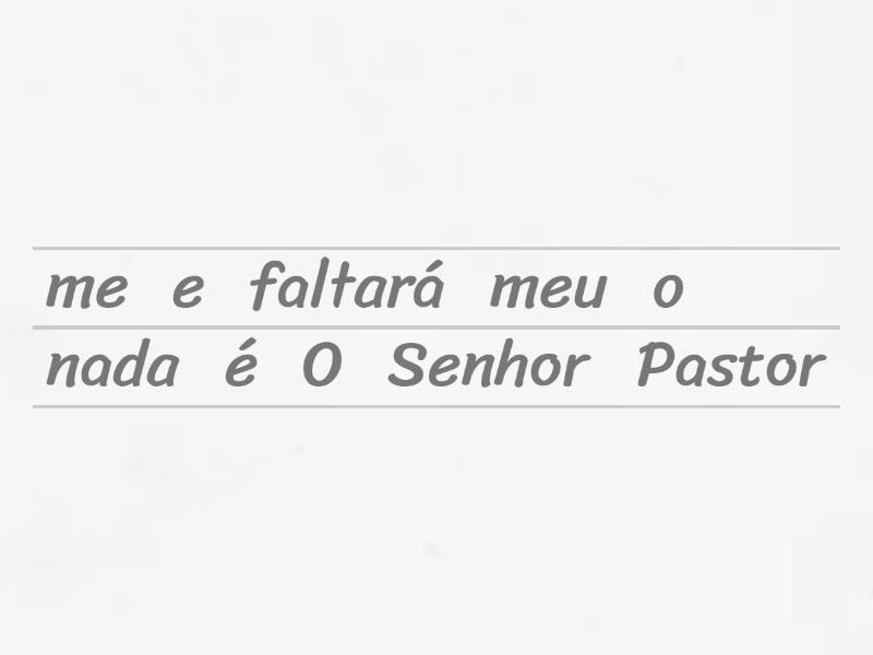 Desvenda o versiculo biblico - Unjumble