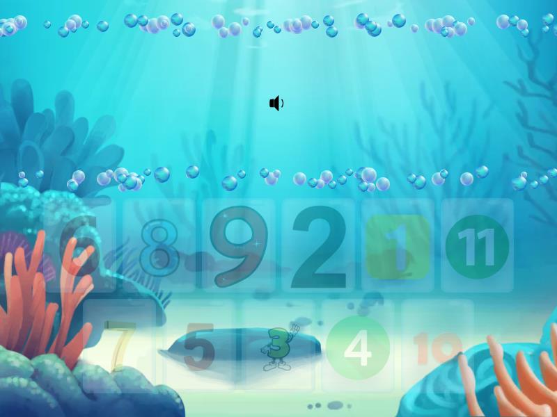 numbers 1 to 11 - Find the match