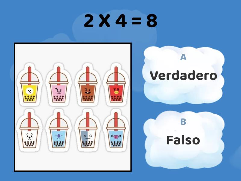 TABLAS DE MULTIPLICAR: ¿VERDADERO O FALSO? - Quiz