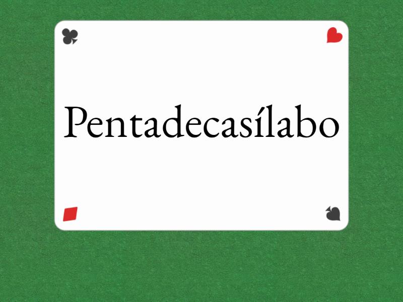 VERSOS - Flash cards