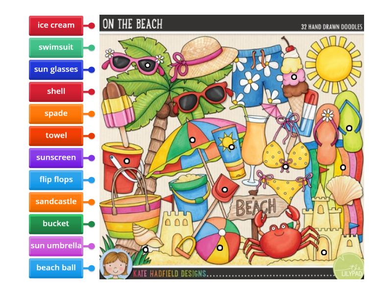 beach - Labelled diagram