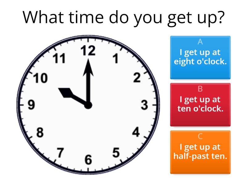 Time questions and answers - Quiz