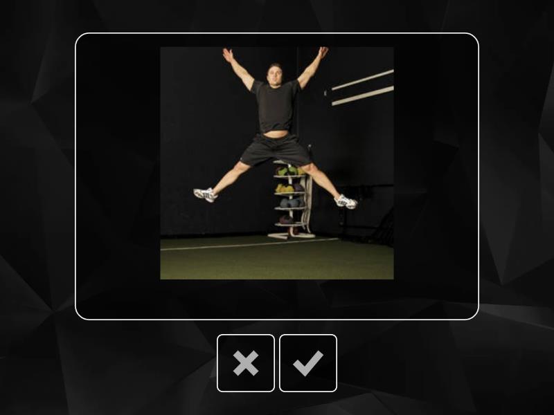 Exercise routine - Flash cards