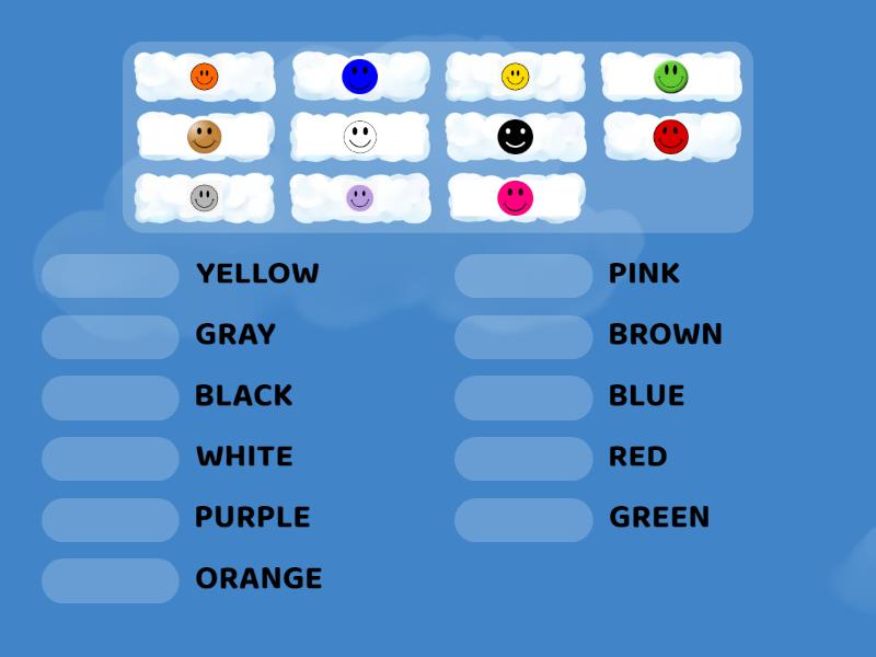 MATCHING COLORS - Match up