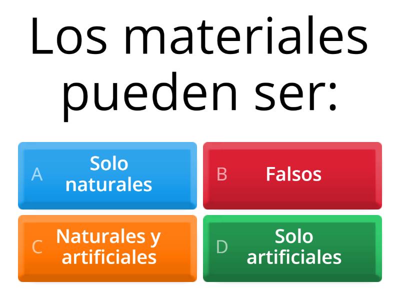 Propiedades de los materiales - Quiz