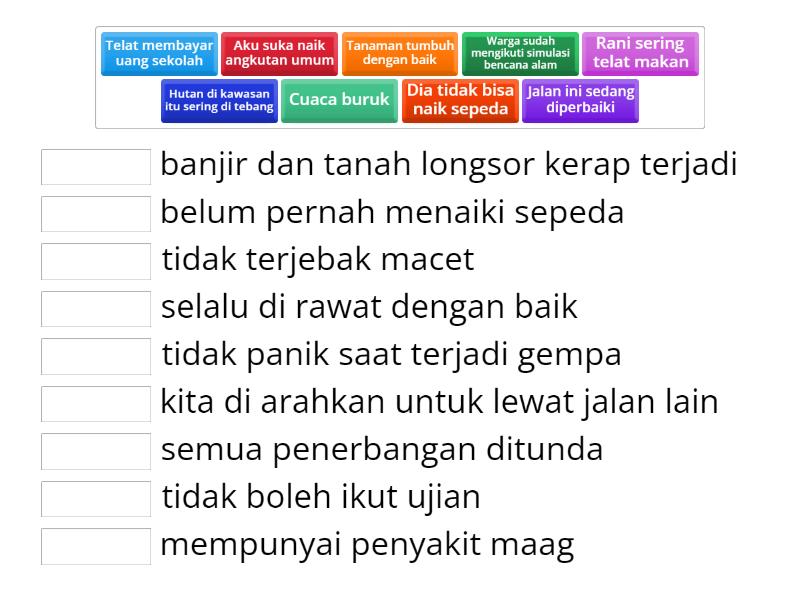 Hubungan Sebab Akibat Kelas 5 Match Up