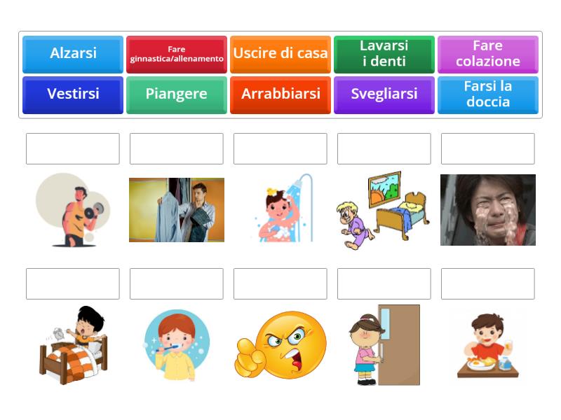 La mia routine (riflessivi) - Match up
