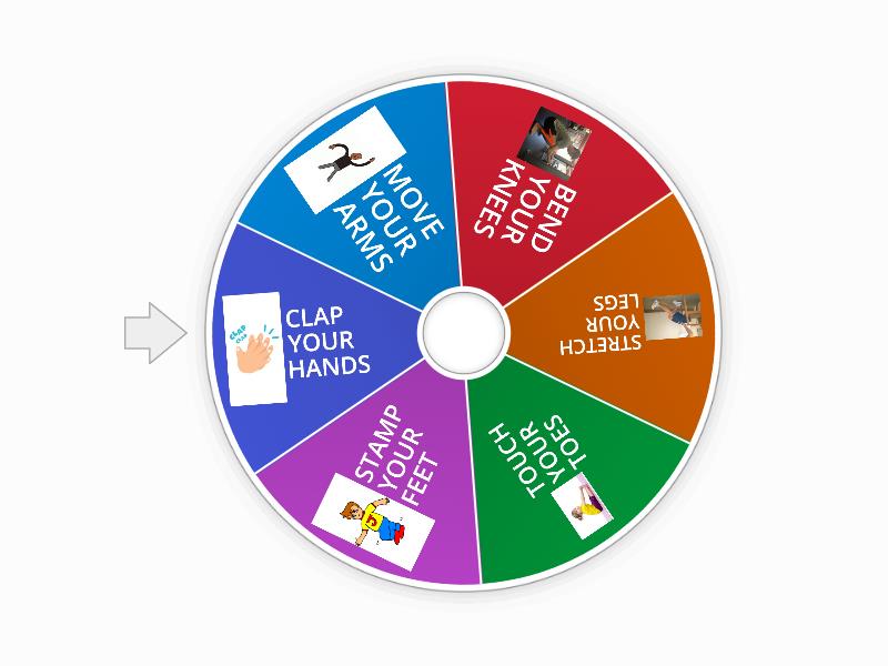 Unit 3 - Move your body - Actions - Spin the wheel