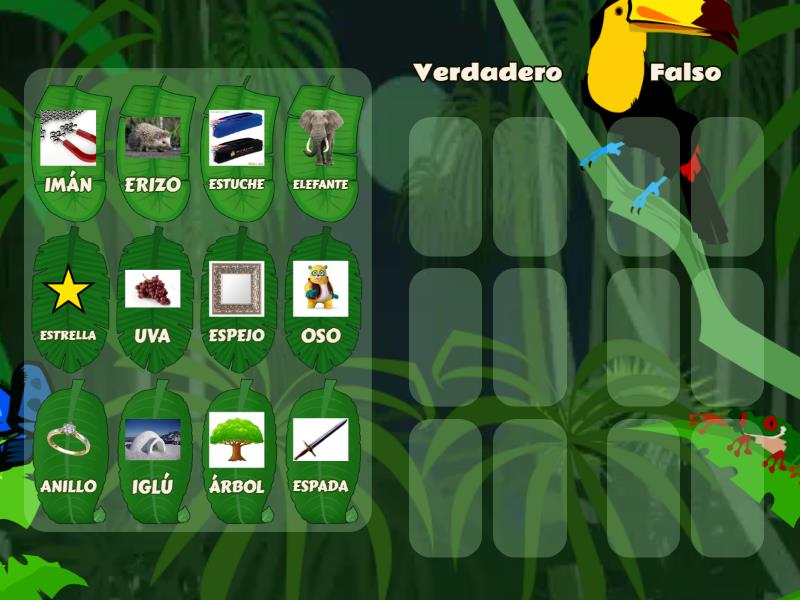 Sonido inicial vocal "E" - Group sort