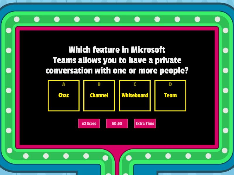 Microsoft teams Activity 1 - Concurso de preguntas