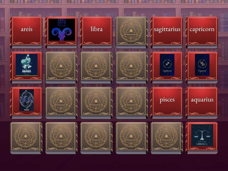 zodiac signs - Matching pairs