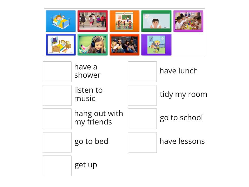 GG1 + TDSt routine activities 10-12 - Match up