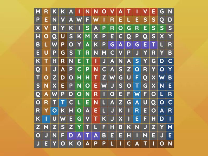 TECHNOLOGY - Wordsearch