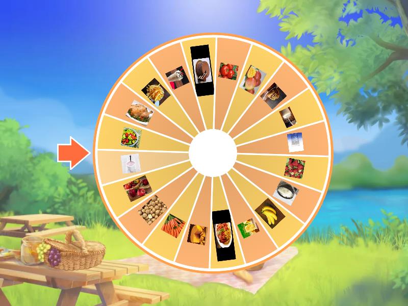 Food Game - Spin the wheel