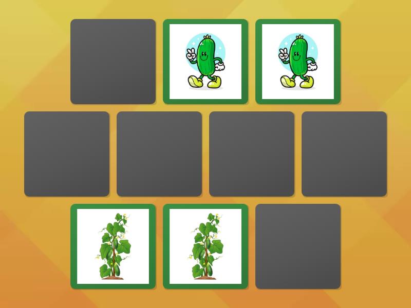 MEMORAMA - MR. CUCUMBER - Parejas